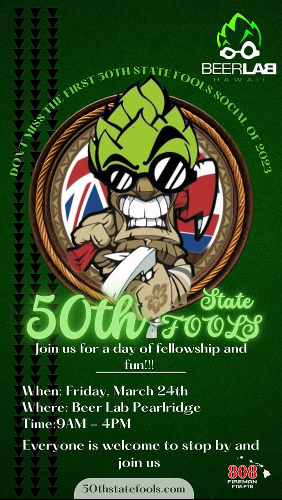 FIRST SOCIAL OF 2023 - Beer Lab Pearlridge - March 24, 2023