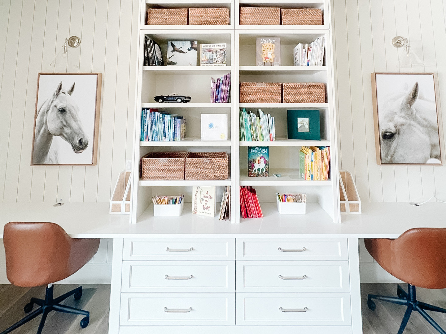Kids' Study Room: How We Organized This Space