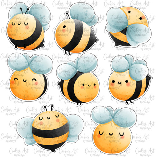 Honey Bee Cookie Cutters | CookiesArtByShirlyn