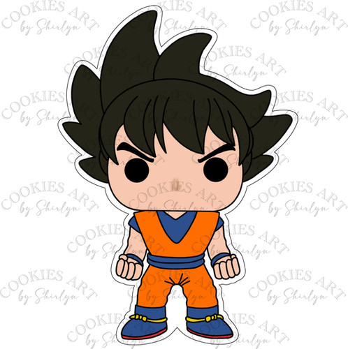 Goku Cookie Cutter | CookiesArtByShirlyn