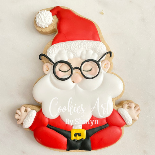 Zen Santa STL File (Digital File) | CookiesArtByShirlyn