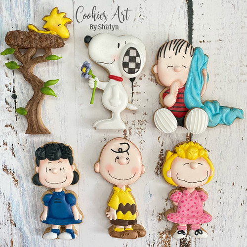 4" Peanuts Gang Cookie Cutters | CookiesArtByShirlyn