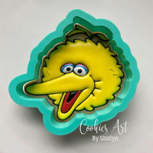 Archivo STL Big Bird Head | CookiesArtByShirlyn