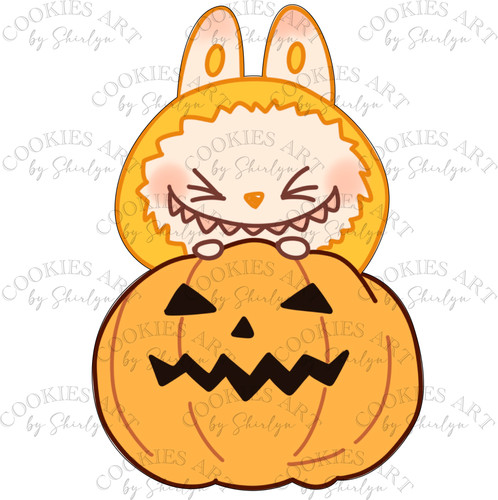 Halloween Labubu Popmart STL File (Digital File) | CookiesArtByShirlyn