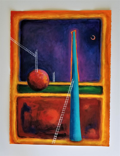 NEW FRONTIER (abstract art) | LouiseRunionGallery