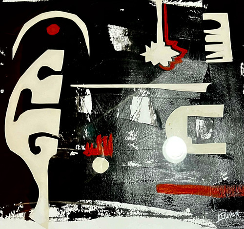 INVERTED CRESCENT (abstract art) | LouiseRunionGallery