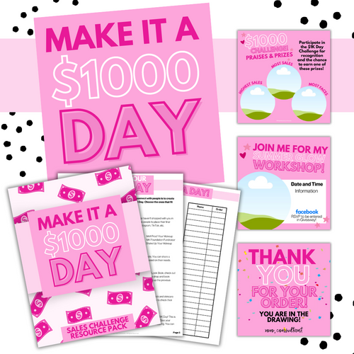 Make it a $1000 Day Resource Pack | Pink Post Community