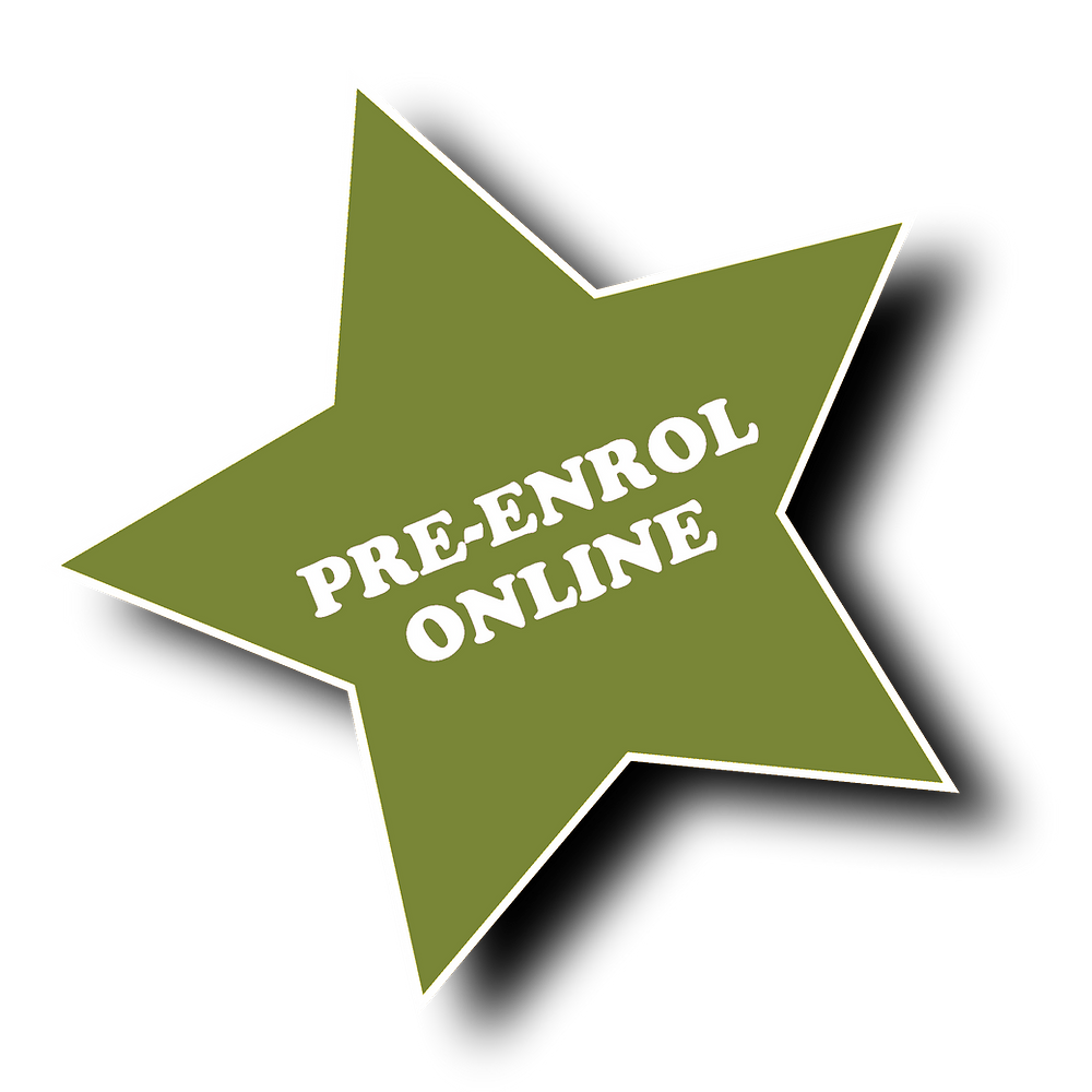 Online Pre-Enrolment NOW OPEN
