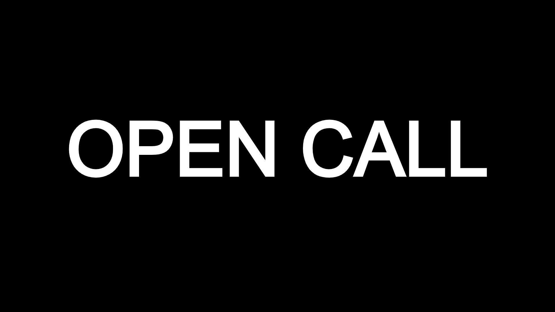 Open Call // AAT