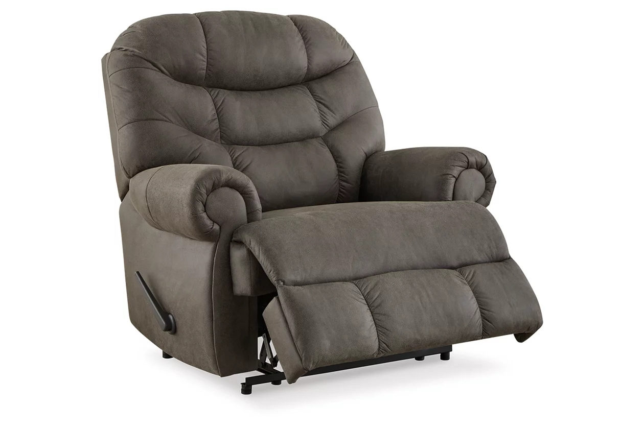 Signature Design By Ashley Camera Time Manual Recliner | Autry's White ...