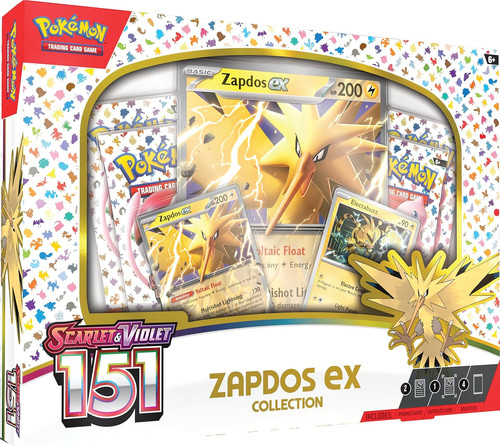 POKEMON TCG - SCARLET & VIOLET - 151 COLLECTION - ZAPDOS EX | Yot Corp