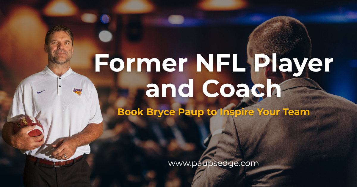NFL Coach Motivational Speaker and Keynote | Bryce Paup
