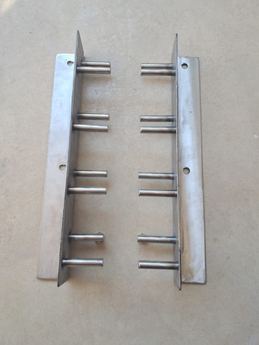 Stainless steel braai grid brackets | Chimbro