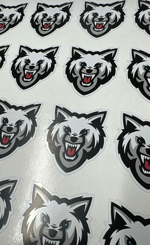 Wolf Sticker x 2 | Melbourne Ice Wolves