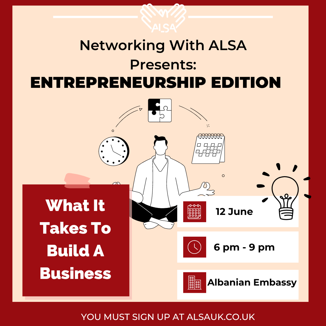 What it takes to Build a Business | ALSA UK