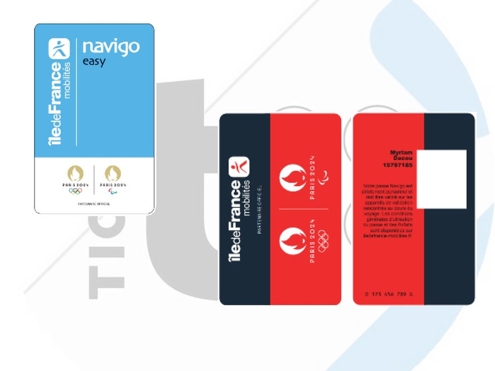 Nouveaux passes Easy et Navigo pour célébrer les jeux Olympiques et Paralympiques 2024
