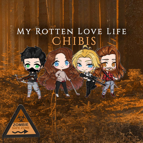 My Rotten Love Life Chibi Stickers | Lyrawinters