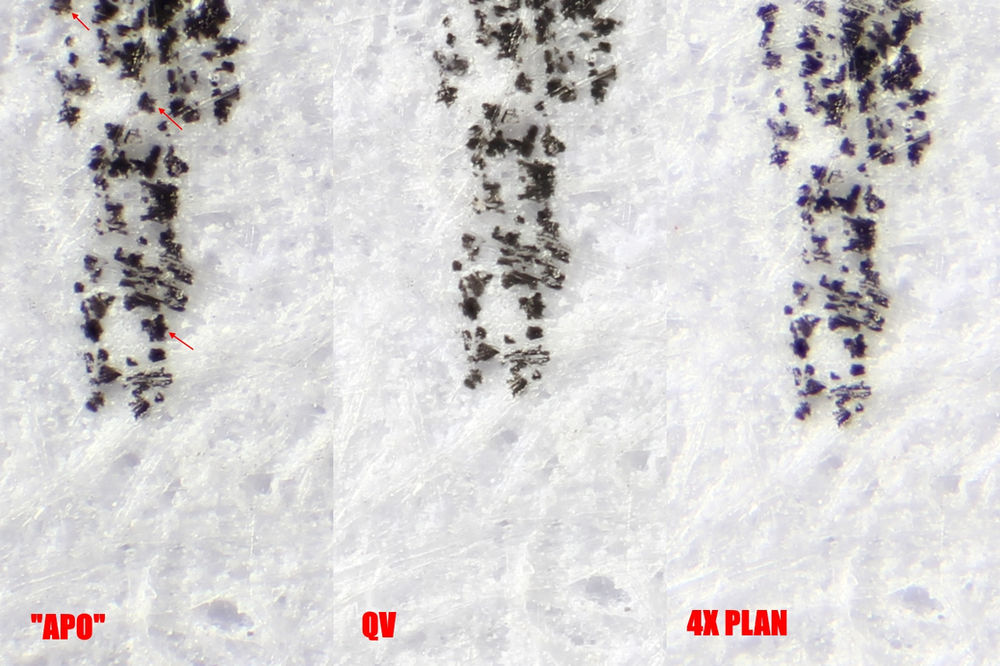 CHECKING MICROSCOPE OBJECTIVE CHROMATIC ABERRATION