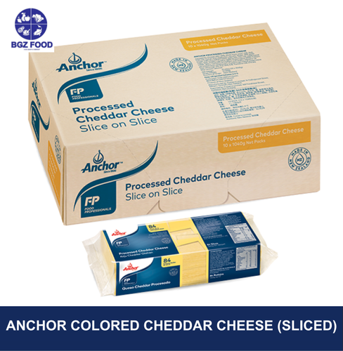 Anchor Colored Cheddar Cheese (Sliced) 1.04kg | BGZ Food