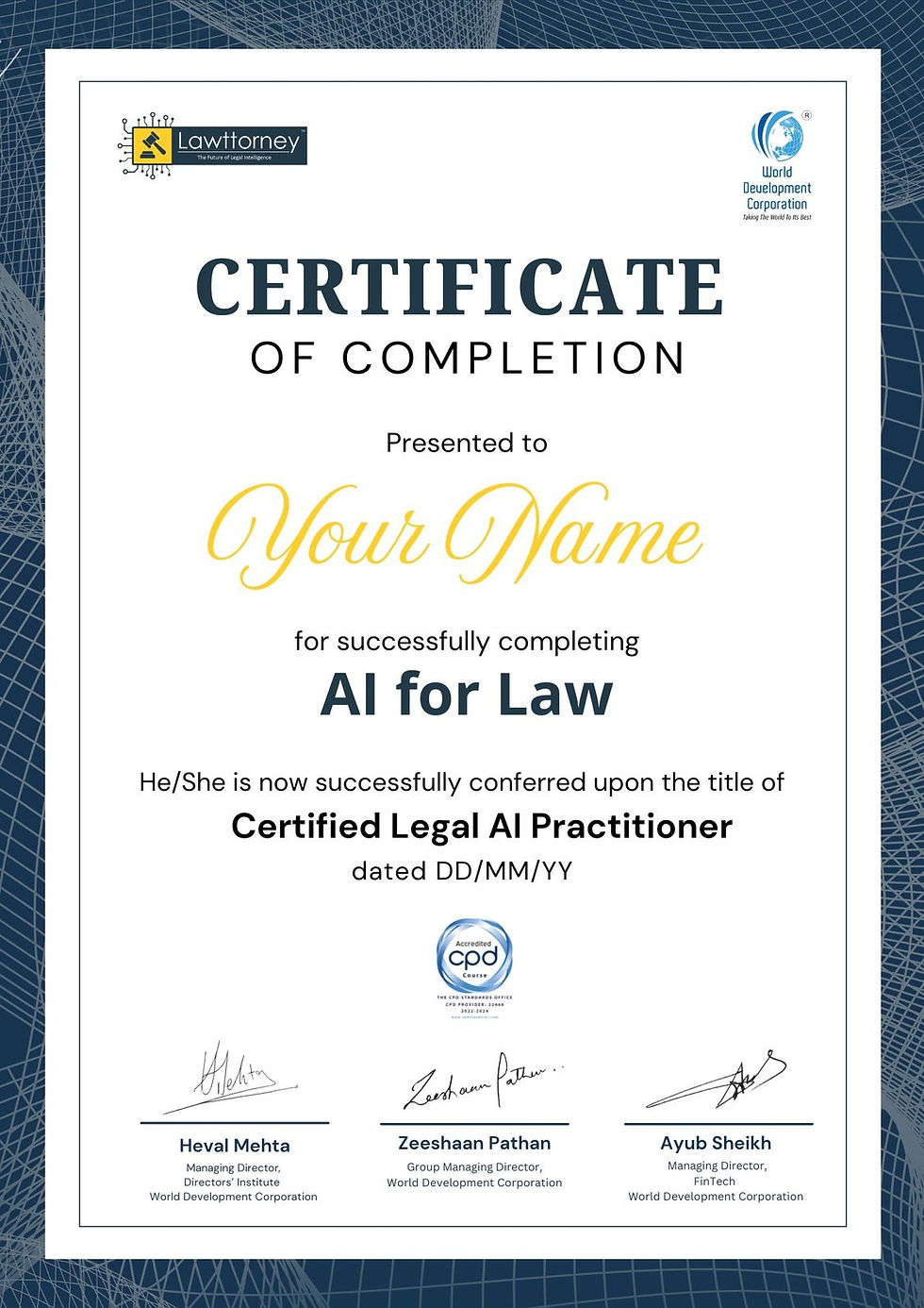 Certification Course - 299 | Lawttorney