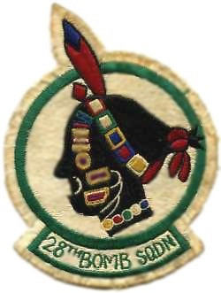 28th Bomb Squadron Leather Patch | Mysite