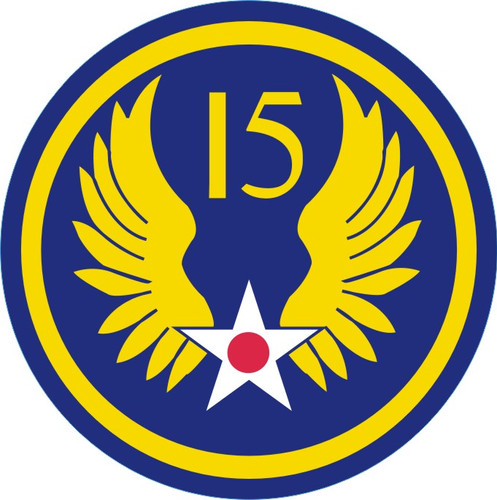 15th Air Force Leather Patch 3.5" | Mysite