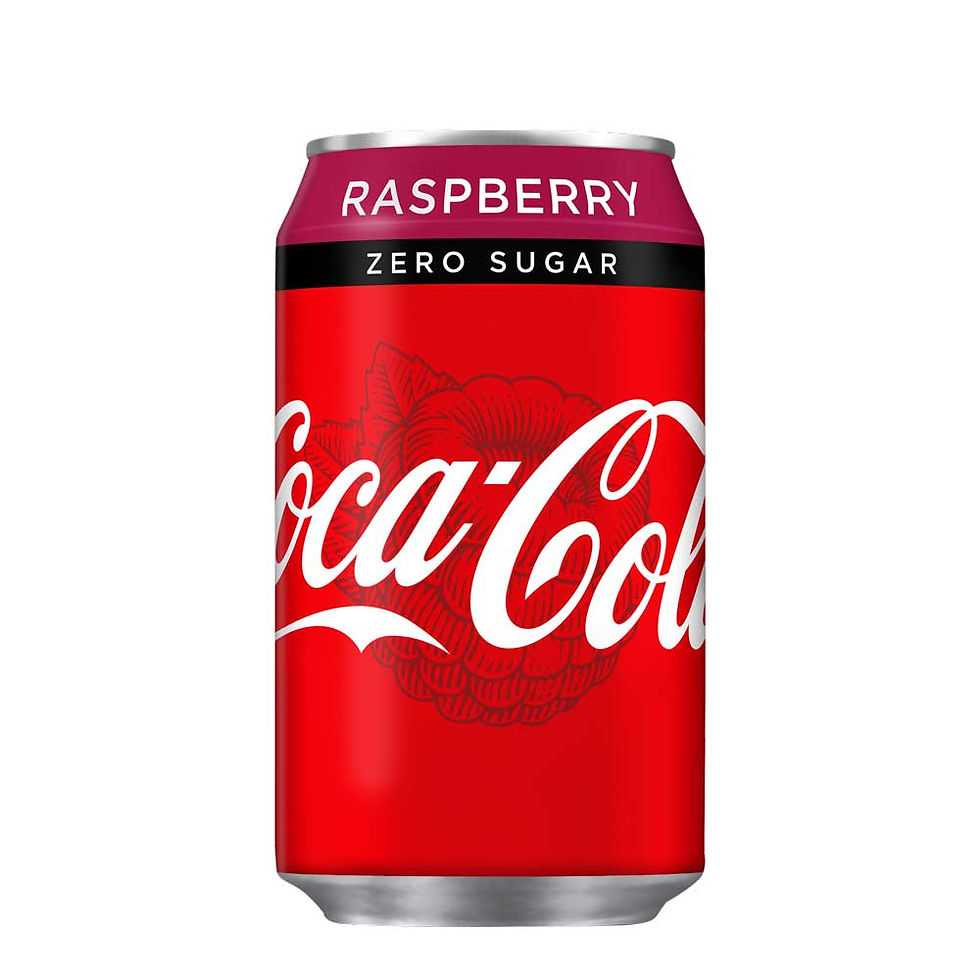 Coke Zero Sugar Raspberry CAN 24x330ml | Drinks21.com