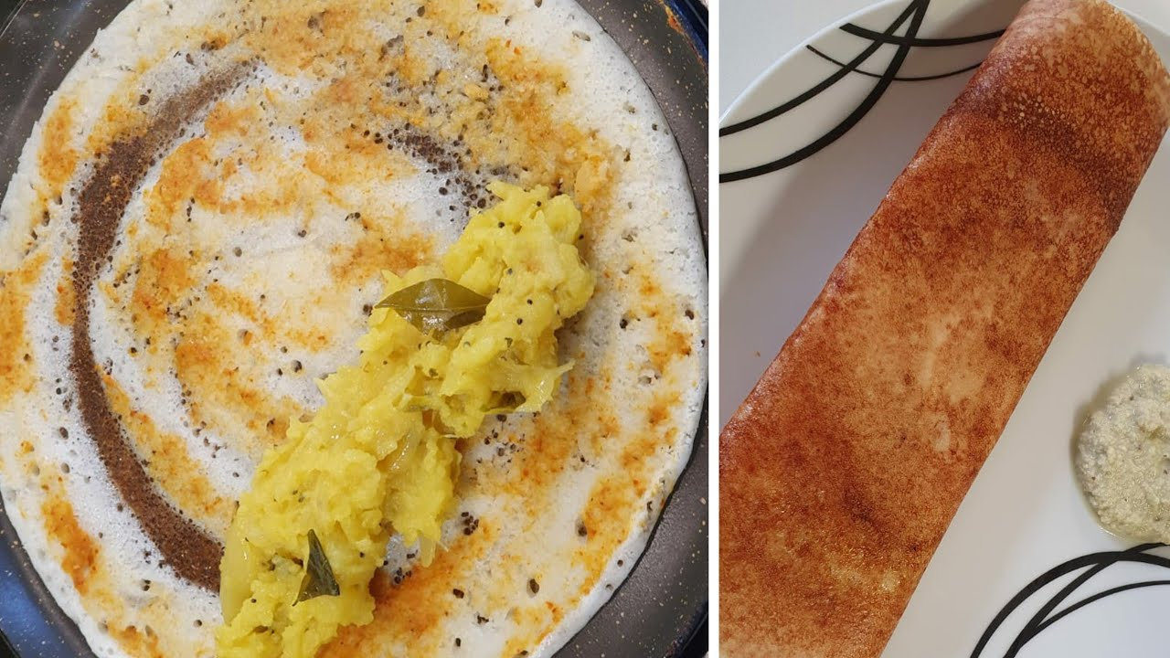Breakfast Recipes, Masala Dosa | Plain Dosa | Set Dosa | All In One ...