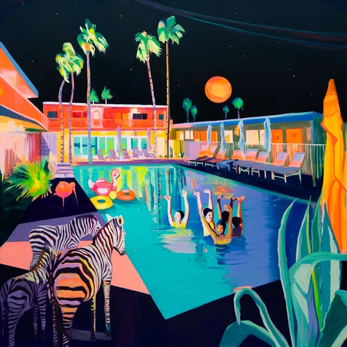 Party at Palm Springs by Ruth Mulvie | d-gallerie