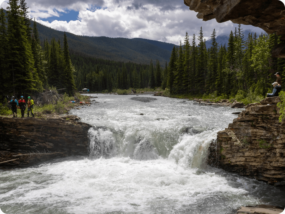 Sheep River Falls in Kananaskis Country