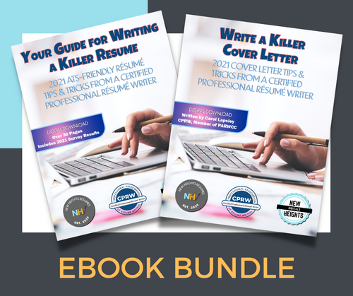 eBooks Bundle - ATS Friendly Résumés & Cover Letters | New Heights Resumes