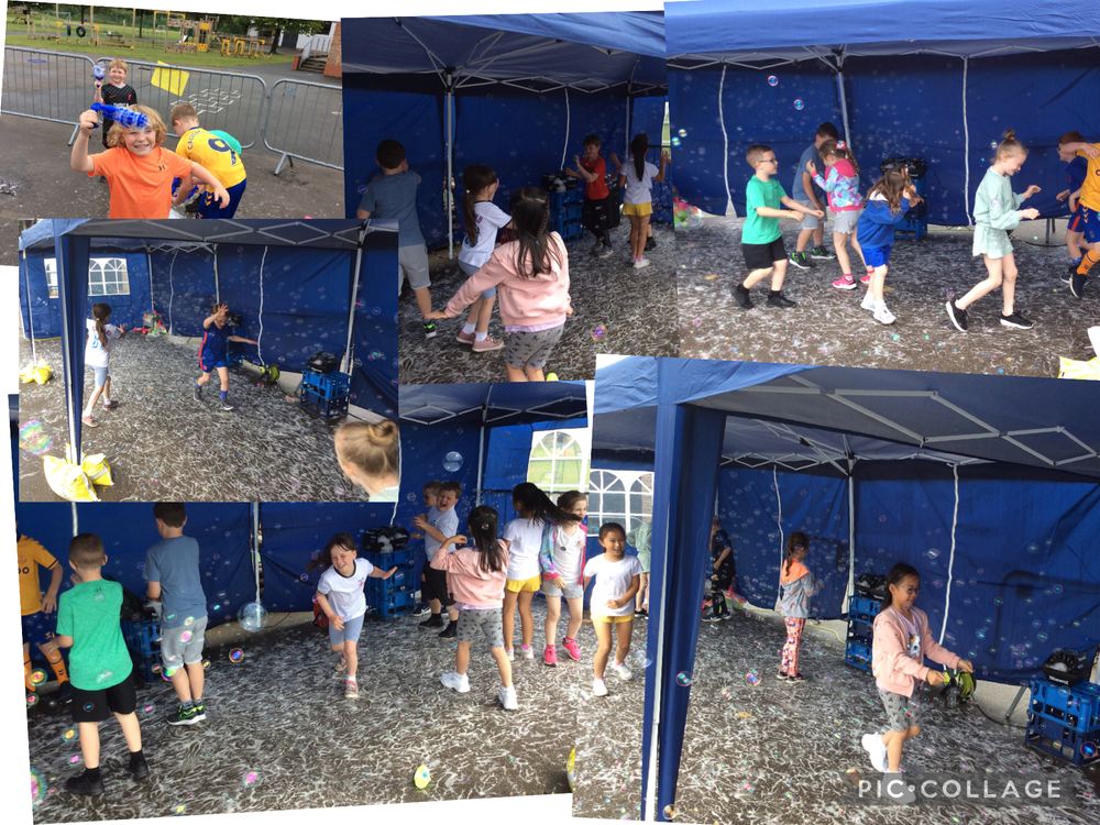 Bubble run, bubble fun!