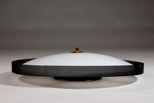 Finnish mid-century modern glass plafond lamp | Nordisten