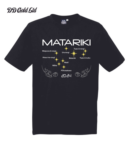 MT002 2024 Matariki Tee | dd-gold-uniforms