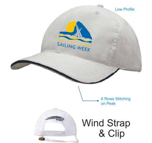 Event sailing cap with clip BOISW 2024 | dd-gold-uniforms