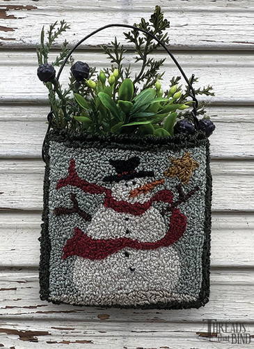 #325 Snowman Pocket | threadsthatbind