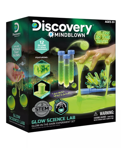 Discovery Glow-In-The-Dark Experiment Set | learnthruplaymac