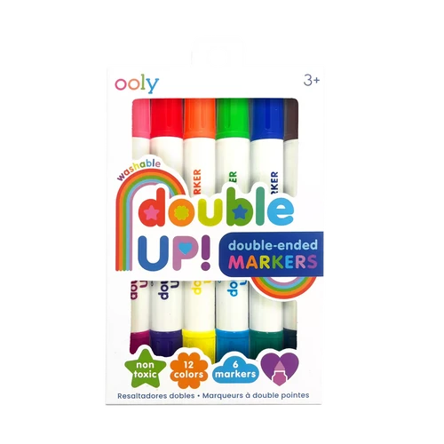 Ooly Double Up! Double Ended Markers - Set of 6 / 12 Colors ...