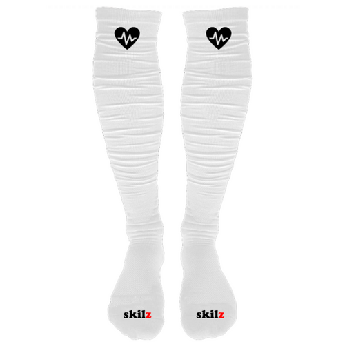 Ultra padding compression slouch sock | Skilz Athletic Fit