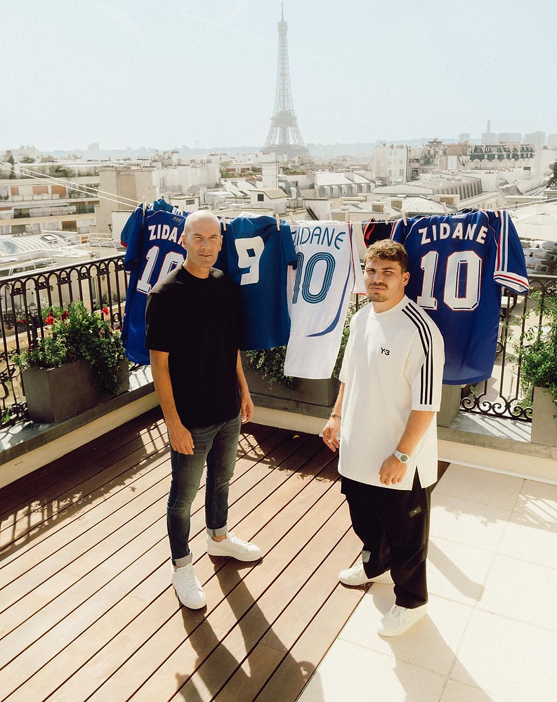 Collaboration : Adidas Paris x Zinedine Zidane / Antoine Dupont ...