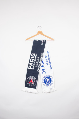 Écharpe Football PSG Paris Saint-Germain Rétro UCL vs Chelsea FC 2016 ...