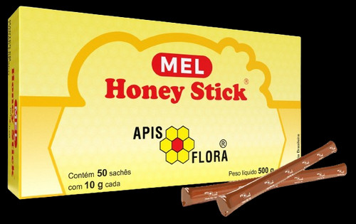 HONEY STICK MEL EM SACHÊ 500G (DISPLAY 50 SACHES 10G) | Santo Vigor