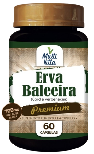 ERVA BALEEIRA 700MG 60 CAPS MULTIVITTA | Santo Vigor