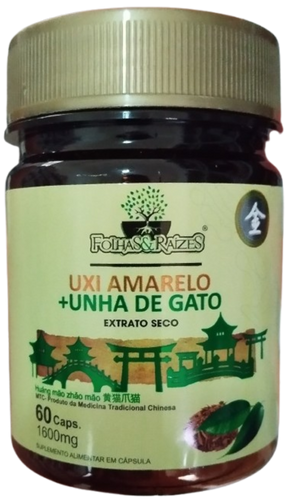 UXI AMARELO 60 CAPS FOLHAS E RAÍZES | Santo Vigor