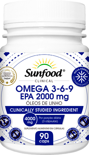 ÔMEGA 3 6 9 EPA 1000mg ÓLEOS DE LINHO | Santo Vigor