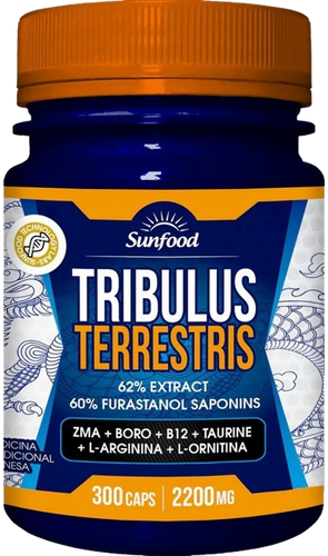 TRIBULUS ZMA 2200MG 300 CAPS SUNFOOD CLINICAL | Santo Vigor