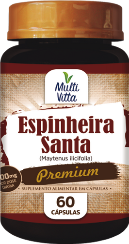ESPINHEIRA SANTA 700MG 60 CAPS MULTIVITTA | Santo Vigor