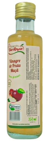 VINAGRE DE MAÇÃ ORGÂNICO SÃO ROQUE 250ml | Santo Vigor
