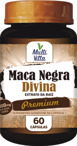 MACA NEGRA DIVINA 700MG 60 CAPS MULTIVITTA | Santo Vigor