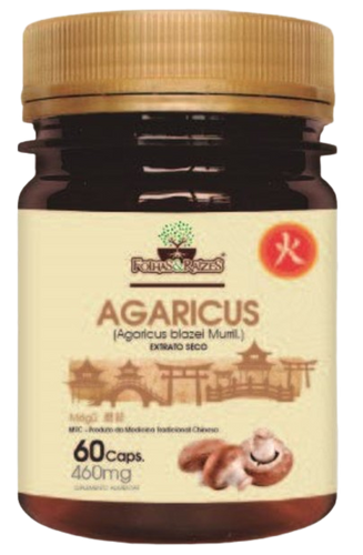 AGARICUS EXTRATO SECO MTC 60 CAPS FOLHAS E RAIZES | Santo Vigor